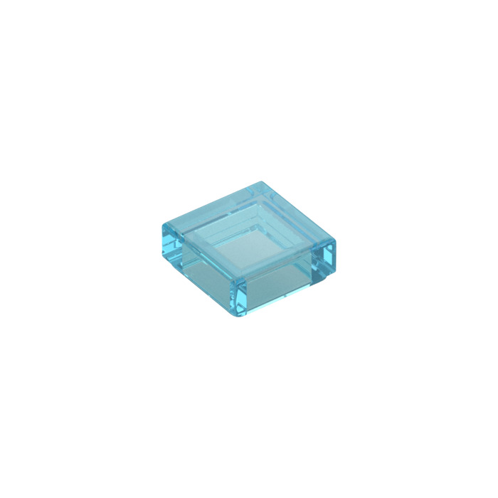 LEGO Transparent Light Blue Tile 1 x 1 with Groove (3070) | Brick Owl