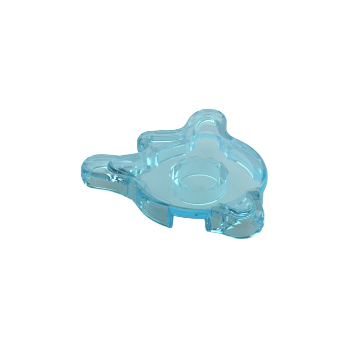 LEGO Transparent Light Blue Tile 2 x 2 Round Splat (80677) | Brick Owl