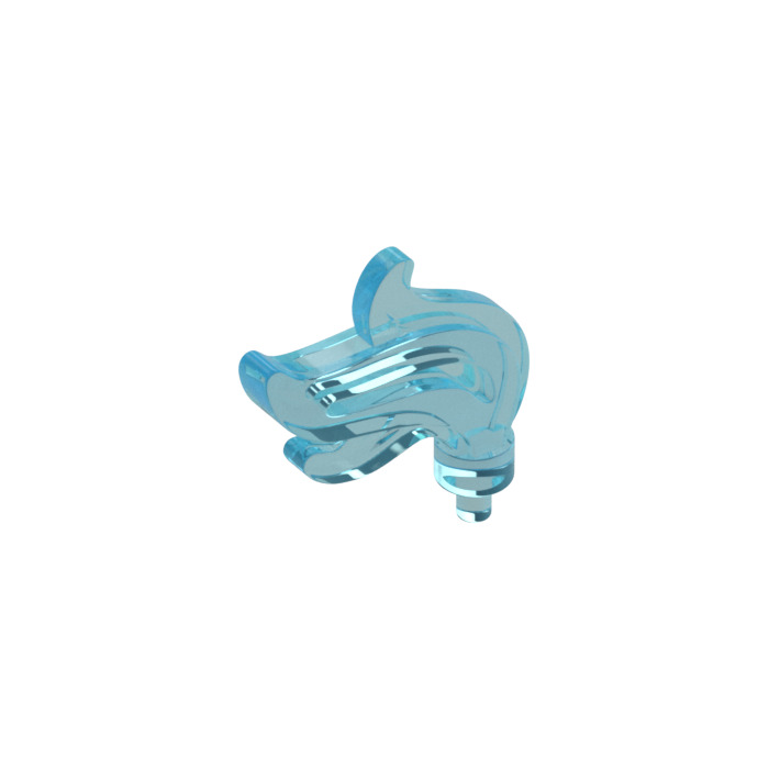 LEGO Transparent Light Blue Triple Feather Plume (Compact) (28661 / ...