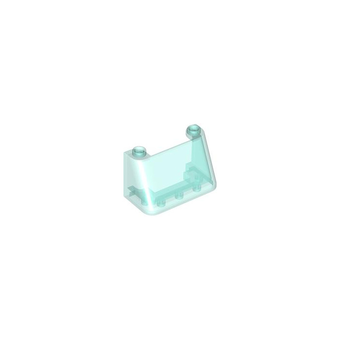 LEGO Transparent Light Blue Windscreen 2 x 4 x 2 (3823 / 35260) | Brick Owl