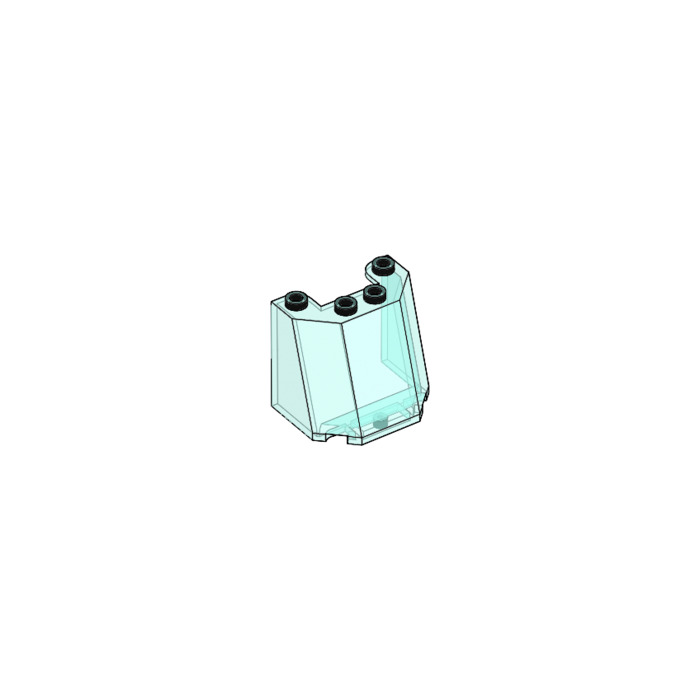 LEGO Bleu clair transparent Pare-brise 3 x 4 x 3 (35193 / 84954 ...