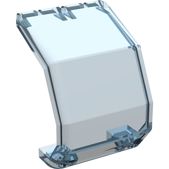 LEGO Transparent Light Blue Windscreen 4 x 4 x 3.6 Helicopter (2483 / ...