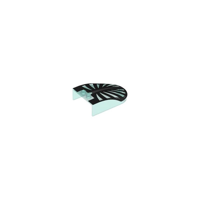 LEGO Transparent Light Blue Windscreen 4 x 6 x 1.3 with Batmobile ...
