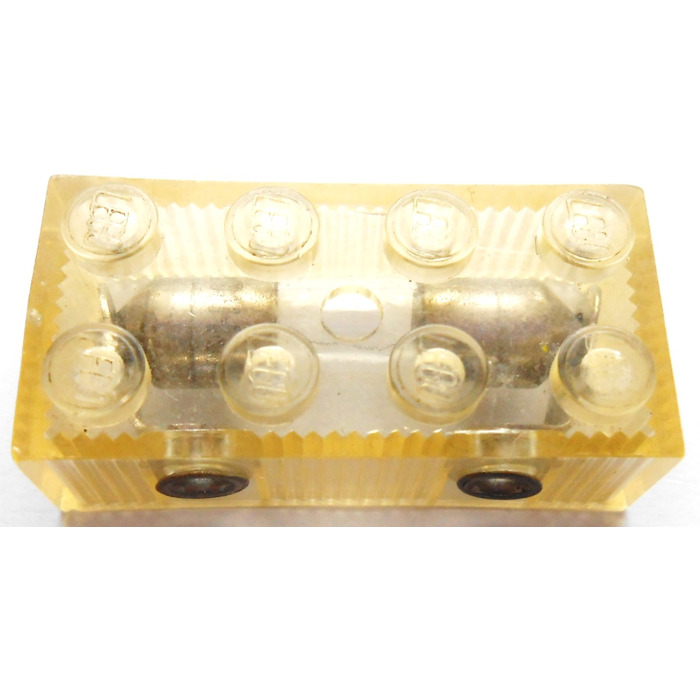 LEGO Transparent Light Brick 2 x 4 (4.5V) with Removable Bulb | Brick Owl