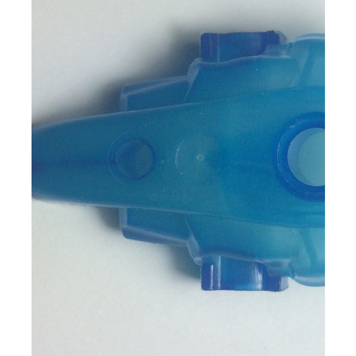 LEGO Transparent Medium Blue Bionicle Hydruka Morak Back Plate with ...