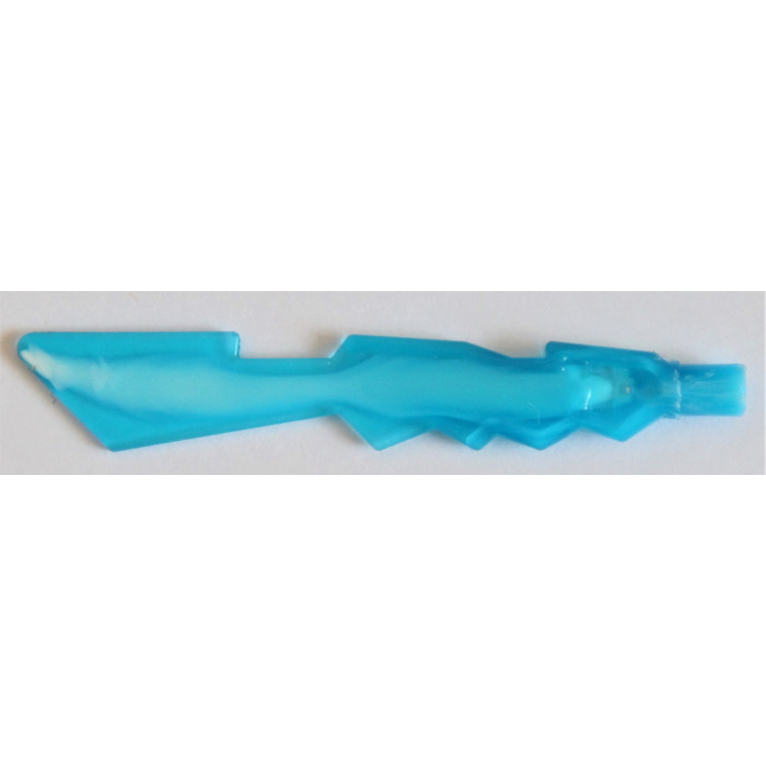 LEGO Sword with Jagged Edges with Marbled Transparent Medium Blue ...