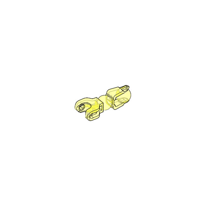 LEGO Transparent Neon Green Arm / Leg with 2 Ball Joints and Ball ...