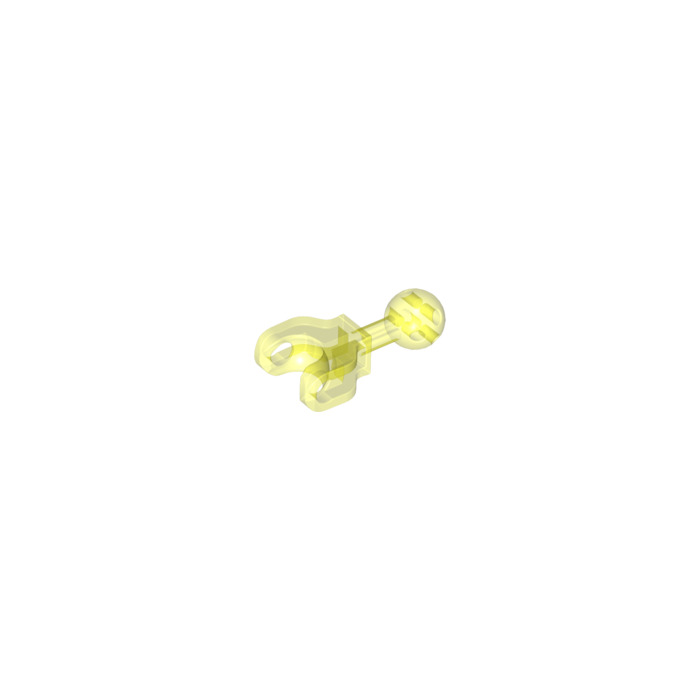 LEGO Transparent Neon Green Ball Joint on Axle with Ball Socket (90611 ...