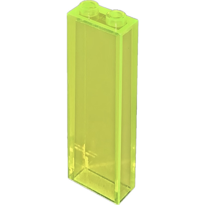 LEGO Transparent Neon Green Brick 1 x 2 x 5 (2454) | Brick Owl