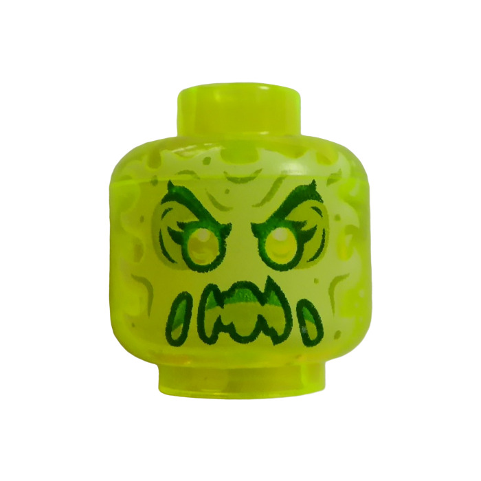 LEGO Transparent Neon Green Ghost Head (3626 / 56283) | Brick Owl ...