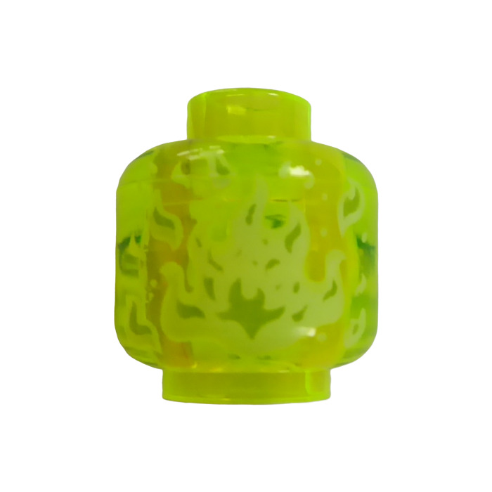 LEGO Transparent Neon Green Ghost Head (3626 / 56283) | Brick Owl