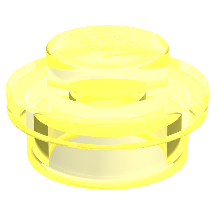 LEGO Transparent Neon Green Plate 1 x 1 Round (6141 / 30057) | Brick ...