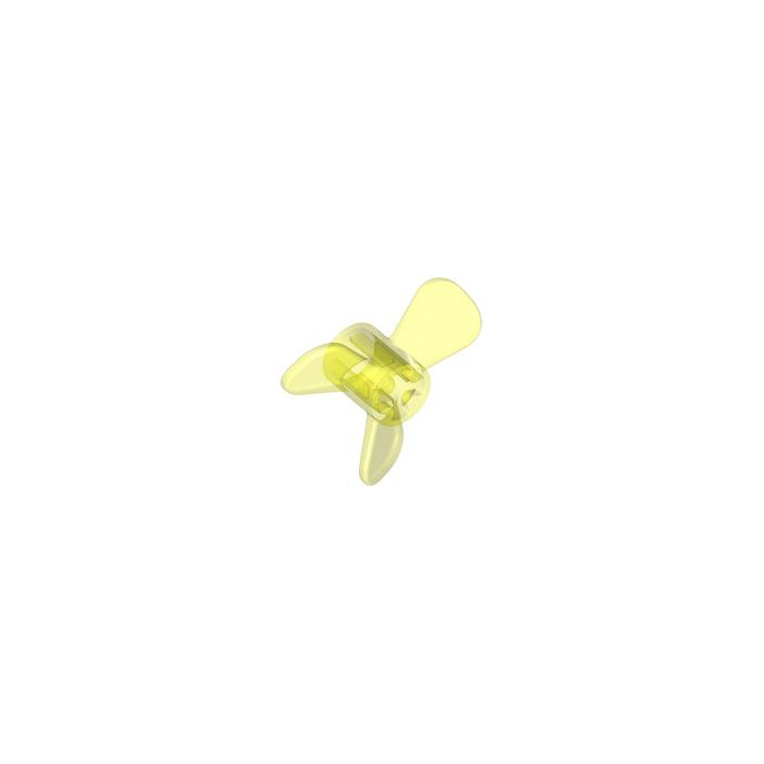 LEGO Transparent Neon Green Propeller with 3 Blades and Axle Hole (6041 ...