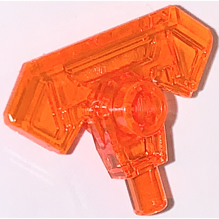 LEGO Transparent Neon Reddish Orange Axe Head with Bar (22407) | Brick Owl