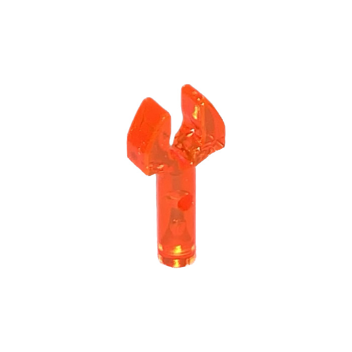 LEGO Transparent Neon Reddish Orange Bar 1 with Clip (3484 / 41005 ...