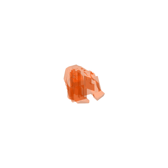 LEGO Transparent Neon Reddish Orange Bionicle Eye / Brain Stalk (32554 ...