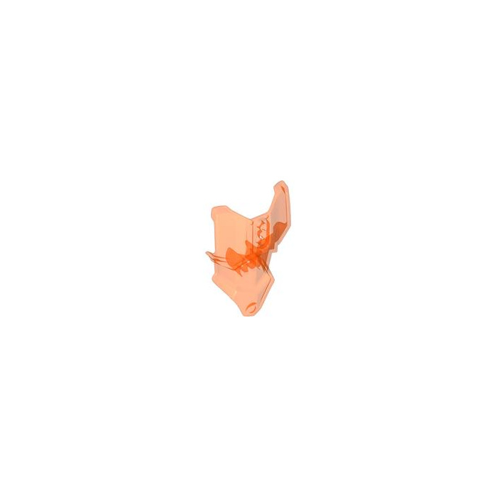 LEGO Transparent Neon Reddish Orange Torso Armor with Chest Holes ...