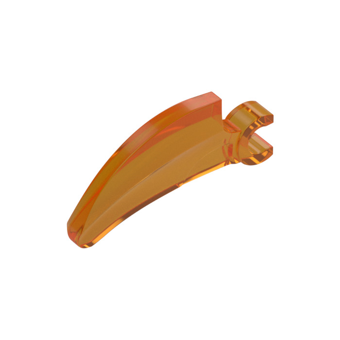 LEGO Transparent Orange Claw with Clip (Curved) (16770 / 30936) | Brick Owl