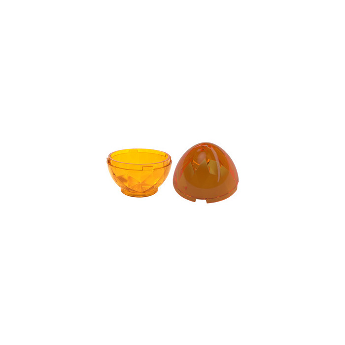 LEGO Transparent Orange Dragon Egg | Brick Owl - LEGO Marketplace