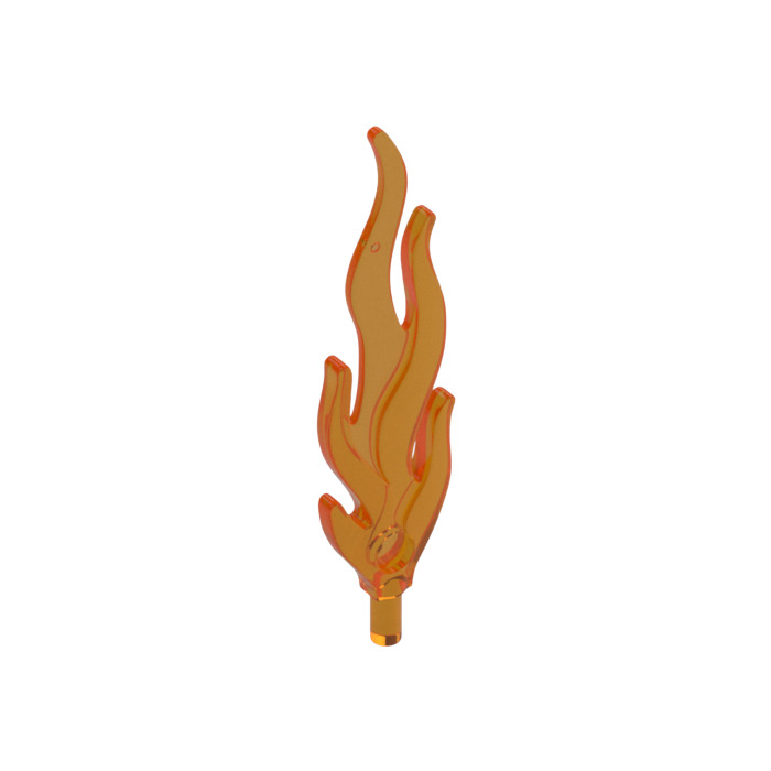 LEGO Transparent Orange Large Flame (28577 / 85959) | Brick Owl - LEGO ...