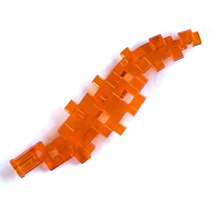 LEGO Transparent Orange Pixelated Flame (7131) | Brick Owl - LEGO ...