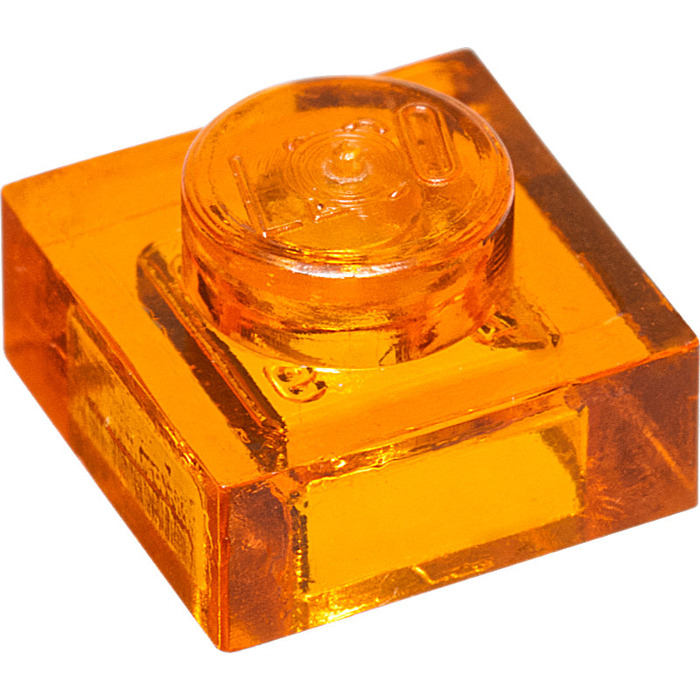 LEGO Transparent Orange Plate 1 x 1 (3024 / 30008) | Brick Owl - LEGO ...