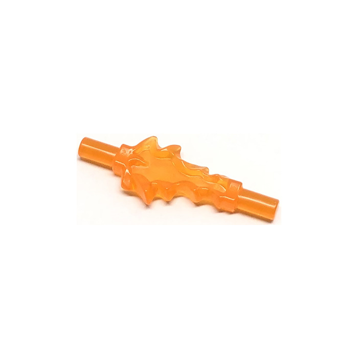 LEGO Transparent Orange Power Burst Bolt with Bar Ends (Small) | Brick ...