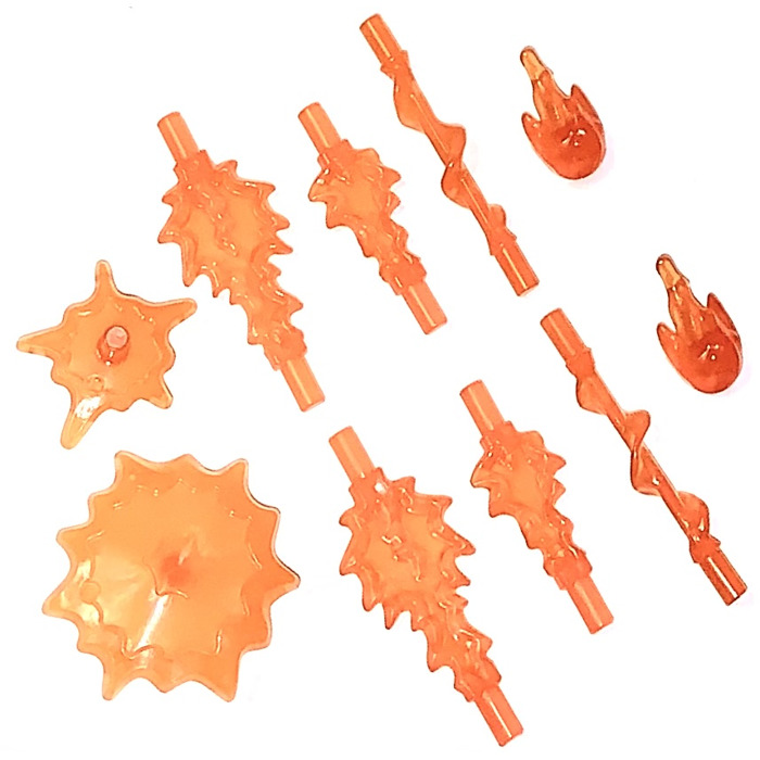 LEGO Transparent Orange Power Burst Pack (35032) | Brick Owl - LEGO ...
