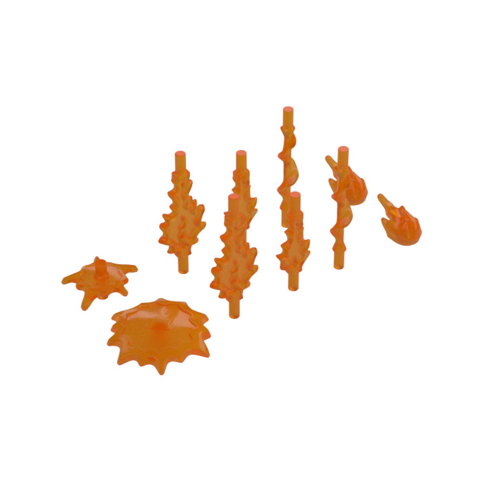 LEGO Transparent Orange Power Burst Pack (35032) Inventory | Brick Owl ...