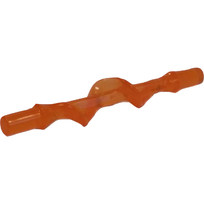 LEGO Transparent Orange Power Burst Rod with Spiral Ridge | Brick Owl ...