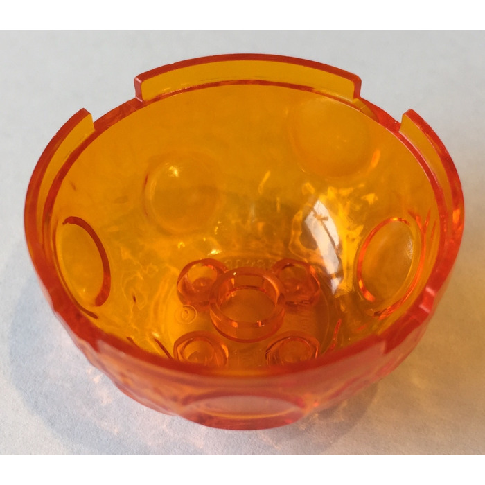 LEGO Transparent Orange Rock 4 x 4 Arctic Globe Top (30286) | Brick Owl
