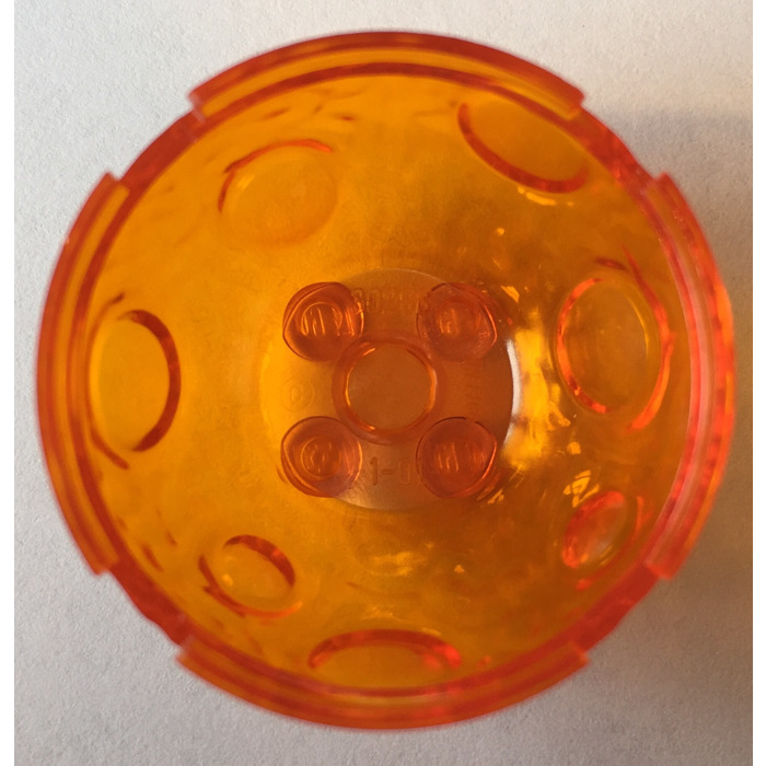 LEGO Transparent Orange Rock 4 x 4 Arctic Globe Top (30286) | Brick Owl