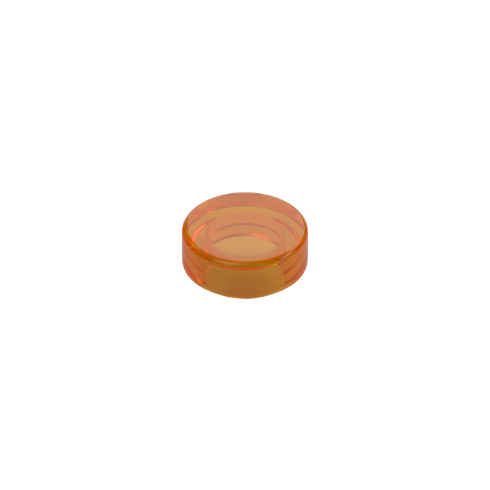 LEGO Transparent Orange Tile 1 x 1 Round (98138) | Brick Owl
