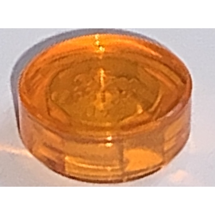 LEGO Transparent Orange Tile 1 x 1 Round (98138) | Brick Owl