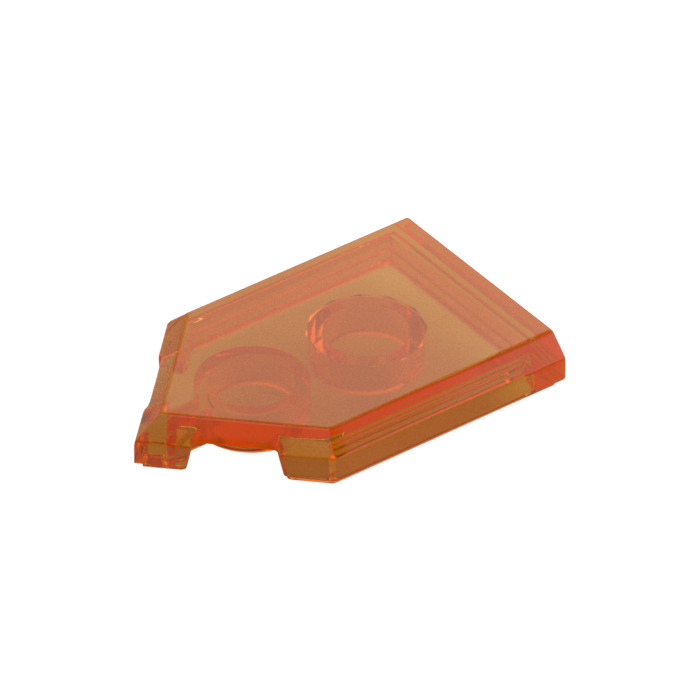 LEGO Transparent Orange Tile 2 x 3 Pentagonal (22385 / 35341) | Brick Owl
