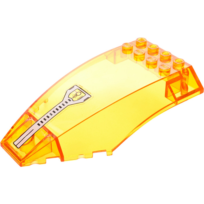 LEGO Windscreen 10 x 6 x 2 with Rangefinder Sticker (59195) | Brick Owl ...
