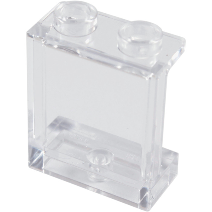 LEGO Transparent Panel 1 x 2 x 2 with Side Supports, Hollow Studs ...