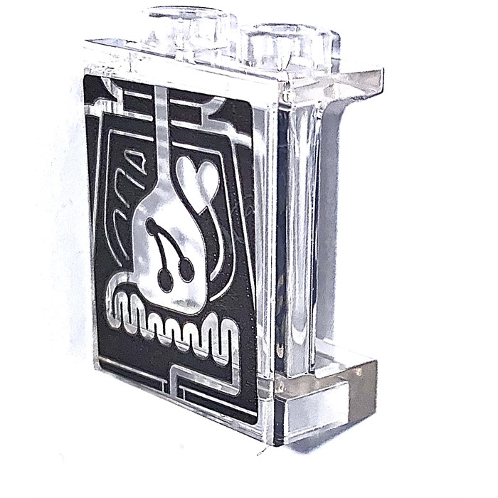 LEGO Panel 1 x 2 x 2 with Xray of Torso with cherries in stomach ...