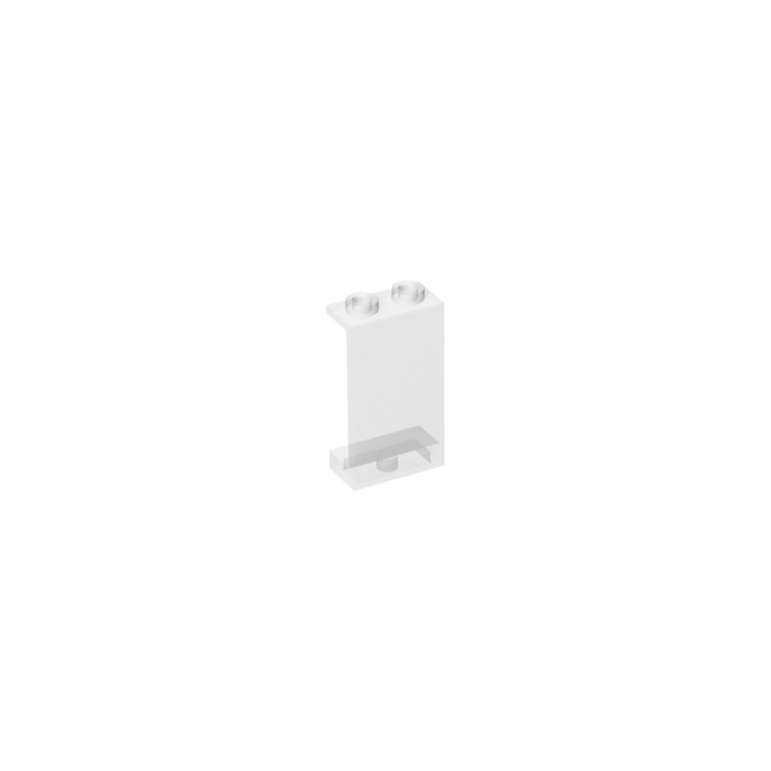 LEGO Transparent Panel 1 x 2 x 3 without Side Supports, Solid Studs ...
