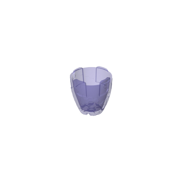 LEGO Transparent Purple Alien Pod Half 4 x 4 x 3 (11598) | Brick Owl ...