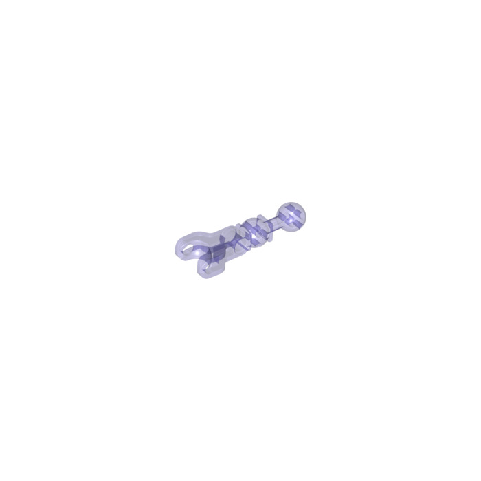 LEGO Transparent Purple Medium Ball Joint on Axle with Ball Socket and ...