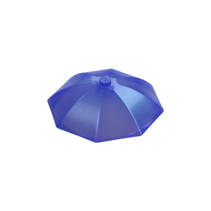 LEGO Transparent Purple Opal Sunshade / Umbrella Top Part 6 x 6 (4094 / ...