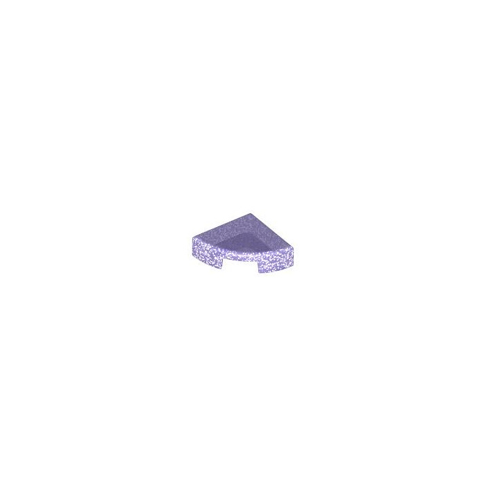 LEGO Transparent Purple Opal Tile 1 x 1 Quarter Circle (25269) | Brick Owl