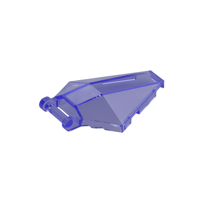 LEGO Transparent Purple Windscreen 4 x 5 with Handle (27262 / 35043 ...