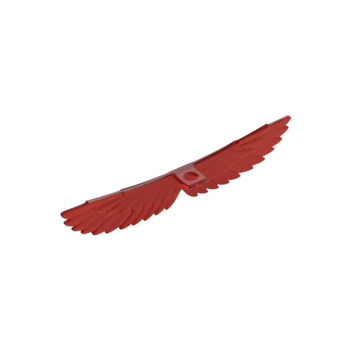 LEGO Transparent Red Feathered Wings Extended (32975 / 93250) | Brick ...