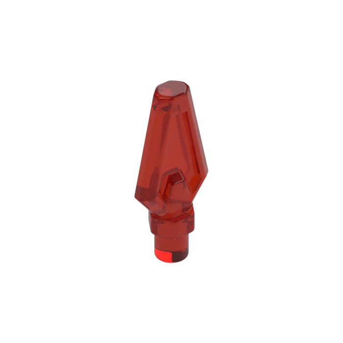 LEGO Transparent Red Spear Tip (27257) | Brick Owl - LEGO Marketplace
