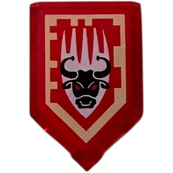 LEGO Tile 2 x 3 Pentagonal with Bull Race (22385) | Brick Owl - LEGO ...