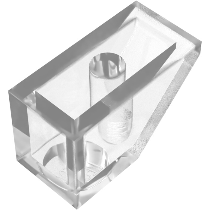 LEGO Transparent Slope 1 x 2 (45°) (3040) | Brick Owl