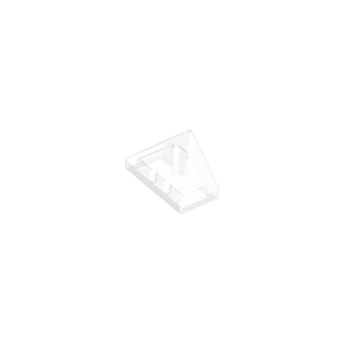 LEGO Transparent Slope 1 x 2 (45°) Triple with Inside Stud Holder ...