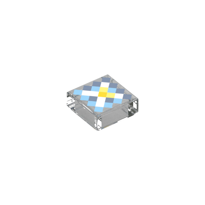LEGO Tile 1 x 1 with Pixelated Nether Star with Groove (3070) | Brick ...